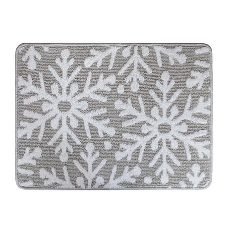 Holiday Bath rug-SNOWFLAKE, 18x24 - Walmart.ca