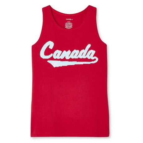 Click here for George Girls Canada Day Embellished Tank Red Xl prices