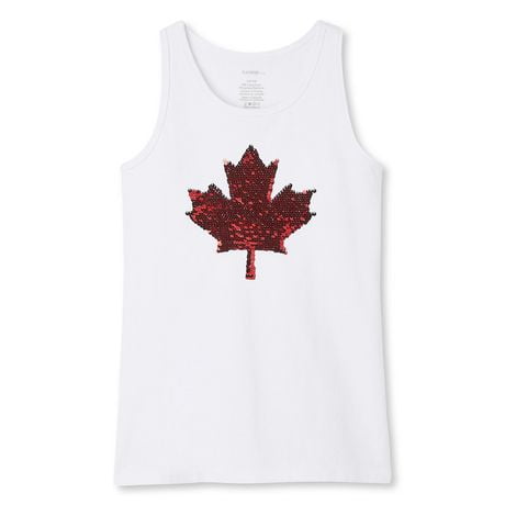 Click here for George Girls Canada Day Embellished Tank White S prices