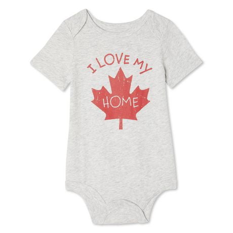 Click here for George Baby Boys Canada Bodysuit Grey 18-24 Months prices