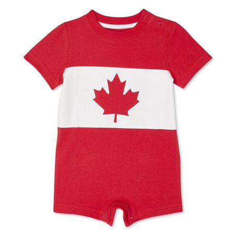 Click here for George Baby Boys Short Sleeve Romper Red 18-24 Mon... prices