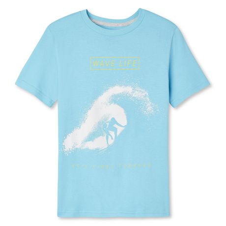 Click here for George Boys Short Sleeve Graphic Tee Turquoise Xs prices