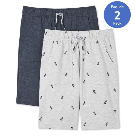 Click here for George Boys Porkchop Pocket Knit Short 2-Pack Grey... prices