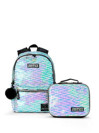 Justice Backpack Set, Teal Sequin Backpack Set - Walmart.ca