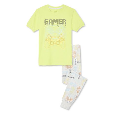 Click here for George Boys Cotton Pajamas 2-Piece Set Green Xs prices