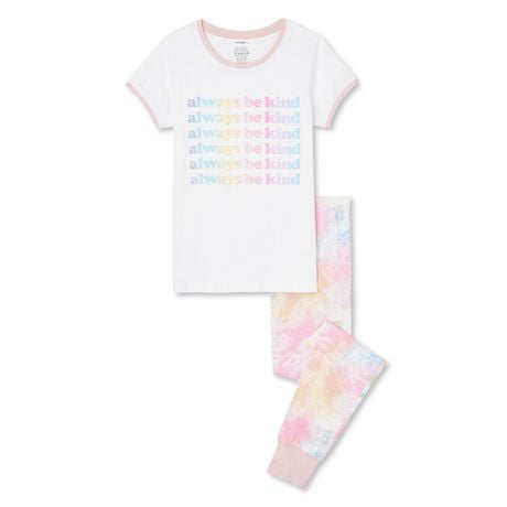 Click here for George Girls Cotton Pajamas 2-Piece Set White Xs prices
