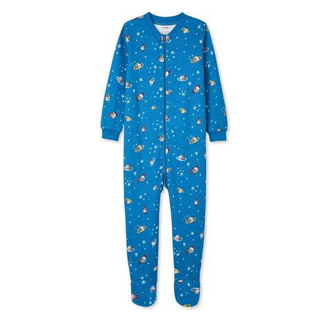 Click here for George Toddler Boys Full-Zip Sleeper Blue 3T prices