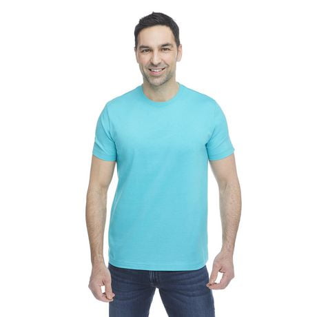 Click here for George Mens Basic Crew Neckline Tee Blue L prices