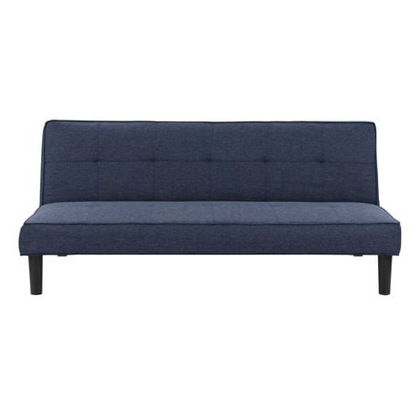 Click here for Corliving Yorkton Convertible Sofa Aegean Blue prices