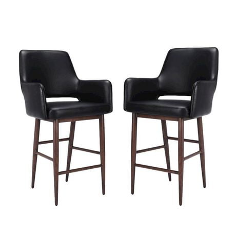 Issa stool made of wooden walnut legs ,luxury beautiful Bar stool.41"H ...