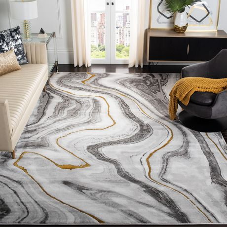 Click here for Safavieh Craft Angjelko Abstract Area Rug Grey / G... prices