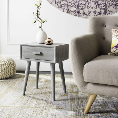 Click here for Safavieh Lyle 1 Drawer Casual Glam Accent Table Sl... prices