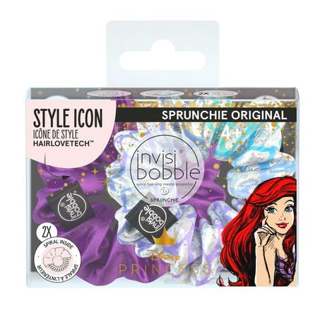 Invisibobble® Disney Princess Ariel SPRUNCHIE (2pc) | Walmart Canada