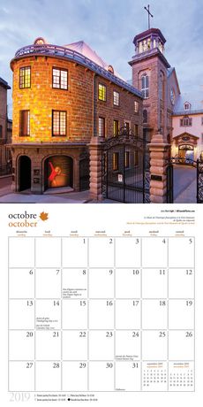 2019 Ville De Québec Calendar | Walmart Canada
