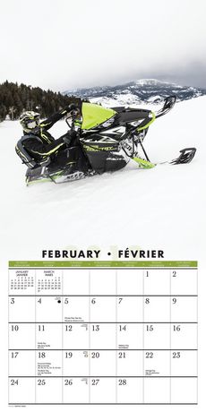 2019 Snowmobiling (Motoneige) Calendar | Walmart Canada