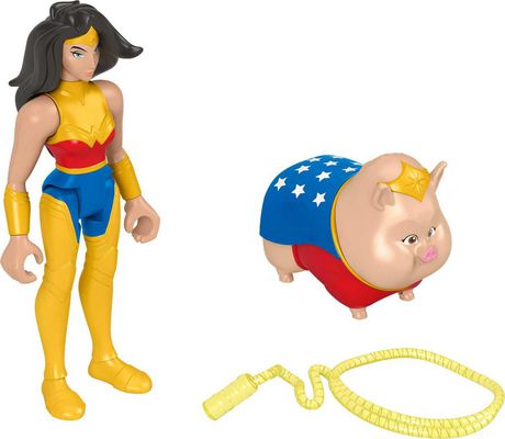 Wonder Woman et PB DC League of Super-Pets de Fisher-Price, coffret de ...