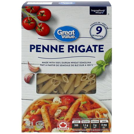 Great Value Penne Rigate | Walmart Canada