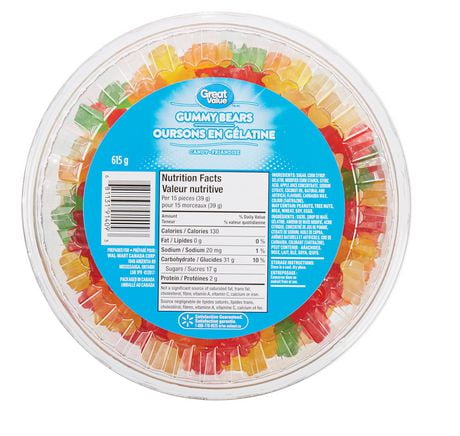 Great Value Gummy Bears Candy | Walmart Canada