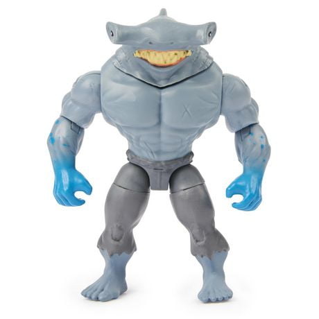Batman 4-inch King Shark Action Figure with 3 Mystery Accessories ...