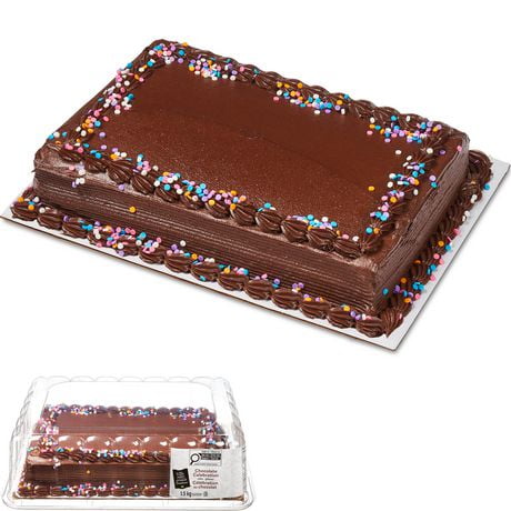 Your Fresh Market Chocolate Celebration Slab Cake | Walmart Canada