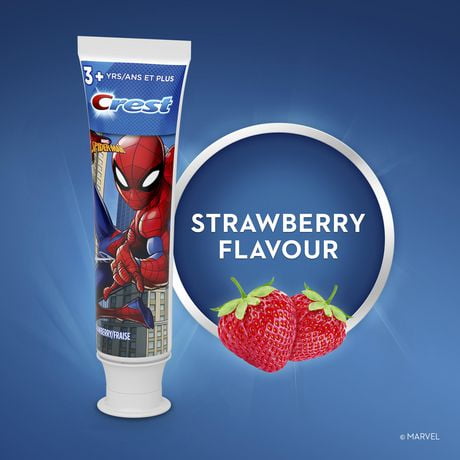 Crest Kid's Toothpaste, featuring Marvel's Spiderman, Strawberry ...