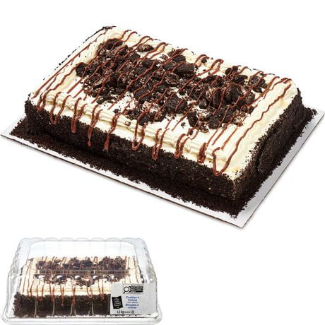 Your Fresh Market Cookies & Crème Slab Cake, 1.2 kg - Walmart.ca