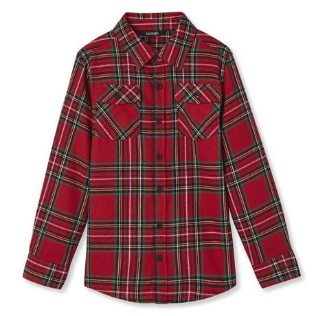 George Boys' Plaid Top | Walmart Canada