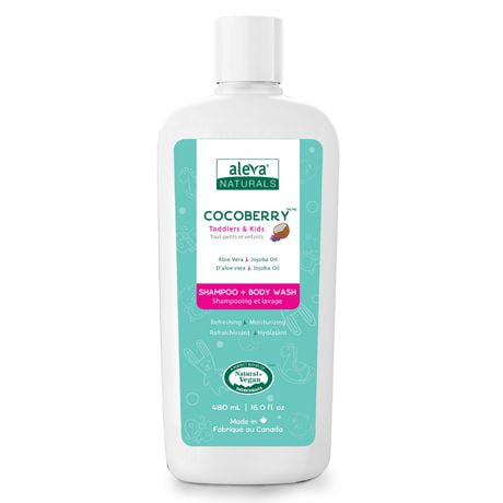 Aleva Naturals Cocoberry Toddlers & Kids Shampoo & Wash - 480ml ...