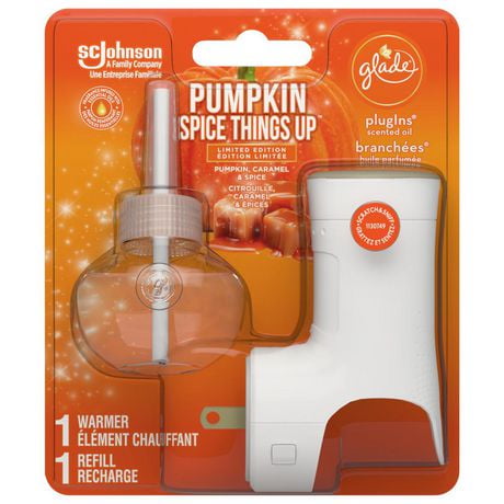 Glade PlugIns Scented Oil Air Freshener Kit, Pumpkin Spice Things Up, 1 ...