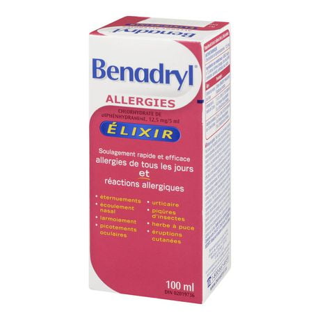 Benadryl® Elixir 100 ml at Walmart.ca