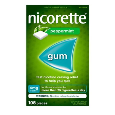 Nicorette Nicotine Gum | Walmart.ca