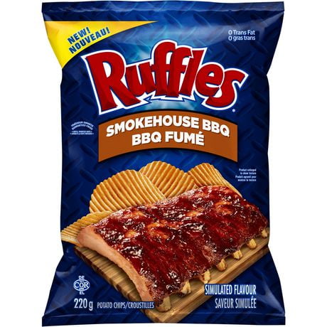 Ruffles Smokehouse BBQ Potato Chips | Walmart Canada