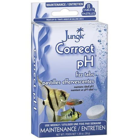 Jungle Correct Ph Fizzing Tablets for Aquarium Water, 8 pack | Walmart ...