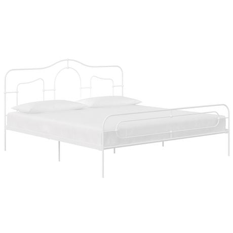 Click here for Dorel Mr. Kate Primrose Metal Bed  Full  White Whi... prices