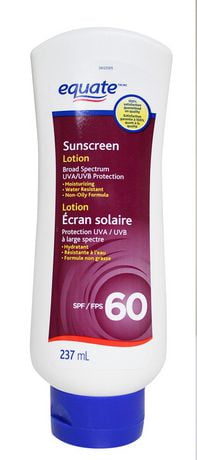 Equate Sunscreen Lotion - SPF 60 - Walmart.ca