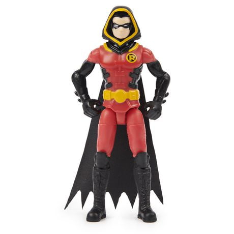 Batman 4-inch Robin Action Figure with 3 Mystery Accessories, Mission 4 ...