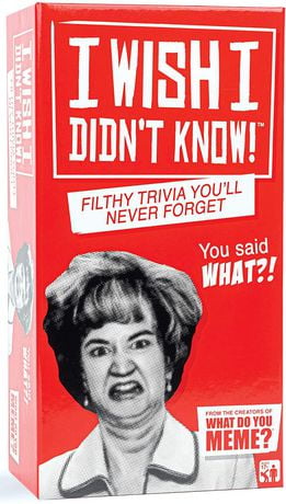 Click here for I Wish I Didnt Know! Adult Party Game By What Do Y... prices