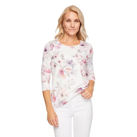 Iyla Women's Hacci Tee, Sizes S-XXL - Walmart.ca