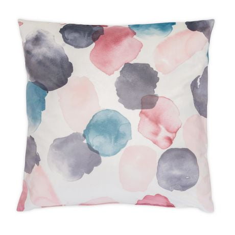 Click here for Hometrends Splashed Dots Decorative Pillow Pink 18... prices