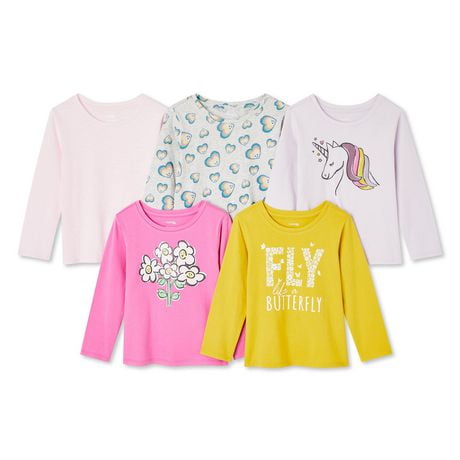 George Toddler Girls' Tee 5-Pack - Walmart.ca