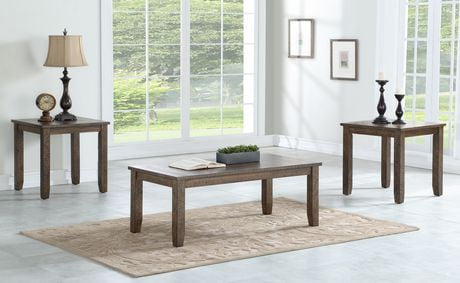 Click here for Brassex Inc Sebastian 3-Piece Coffee Table Set  Gr... prices