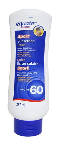 Equate Sport Sunscreen Lotion - SPF 60 | Walmart Canada