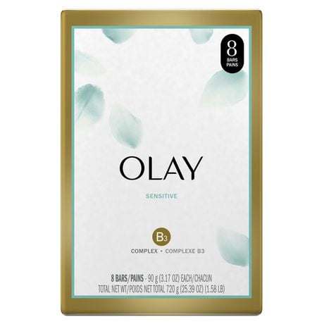 Olay Moisture Outlast Sensitive Beauty Bar with Vitamin B3 Complex ...