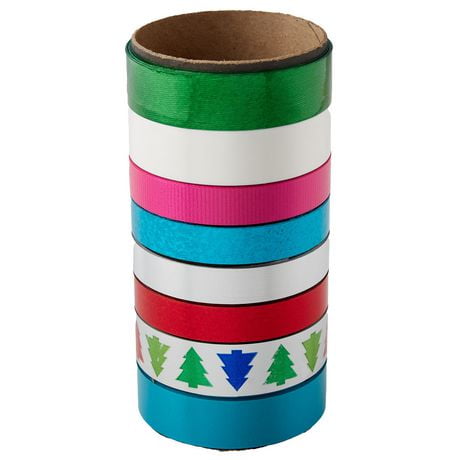 Holiday Time 75' Gift Packaging Ribbon, Bright | Walmart Canada