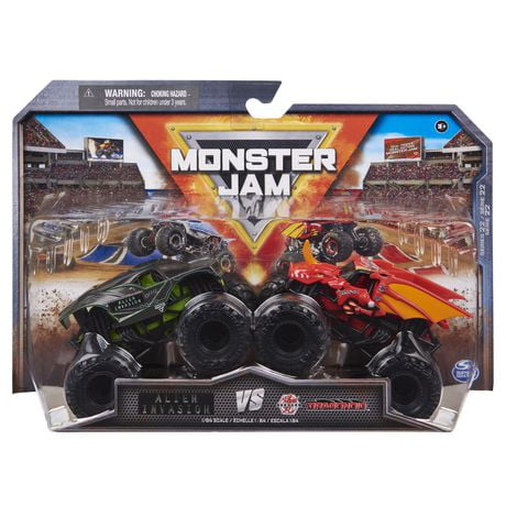 Monster Jam, Official Alien Invasion Vs. Bakugan Dragonoid Die-Cast ...