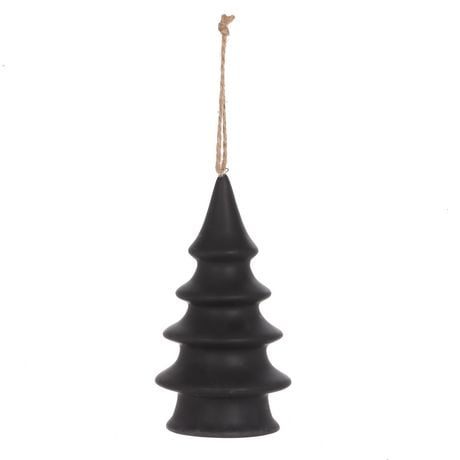 HOLIDAY TIME 4.75IN BLACK CERAMIC TREE ORNAMENT | Walmart Canada