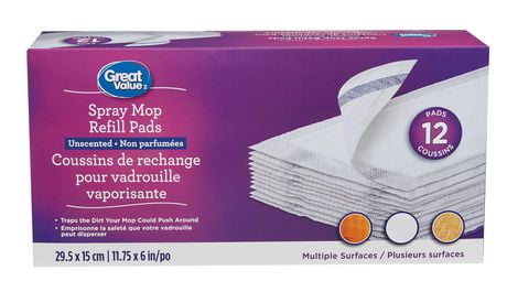 Great Value Spray Mop Refill Pads, Spray Mop Refill Pads - Walmart.ca