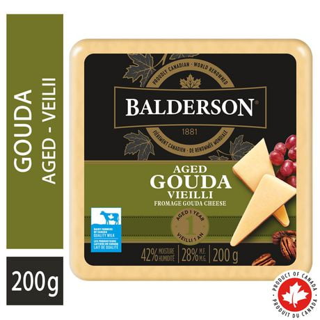 Balderson Aged Gouda Cheese, 200 g - Walmart.ca