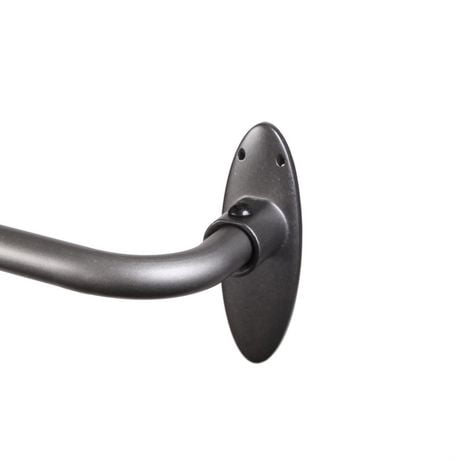 Lunar Fast Fit 1/2" Easy Install Complete Blackout Wrap Rod, Adjustable ...