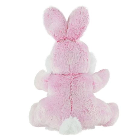 Way to Celebrate Easter Chubby Cheeks Bunny Plush Toy, Pink | Walmart ...